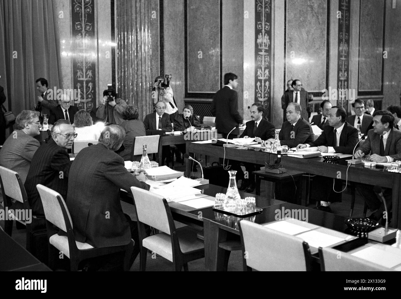 The Lucona investigation committee starts its work in Vienna on January ...