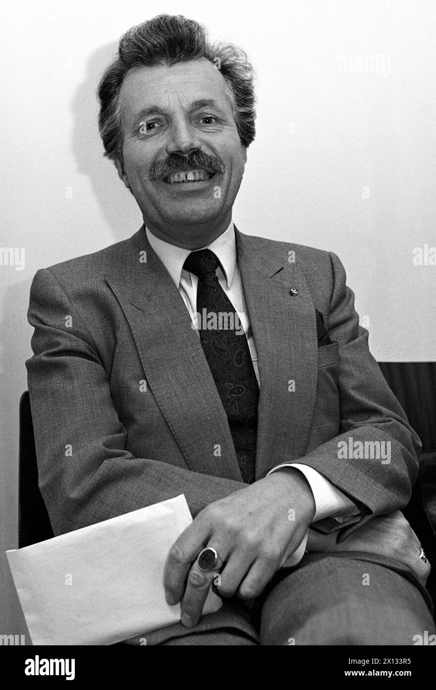 Vienna on January 31st 1989: Court president Karlheinz Demel acted as ...