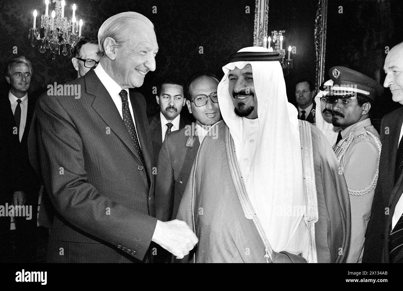 Sultan bin abdulaziz of saudi arabia Black and White Stock Photos ...