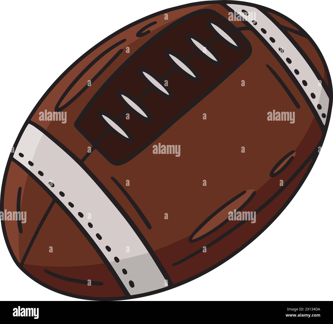 American Football Cartoon Colored Clipart Stock Vector Image & Art - Alamy