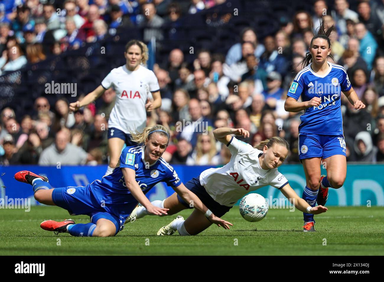 London, UK. 14th April, 2024. during the Adobe Women’s FA Cup fixture ...