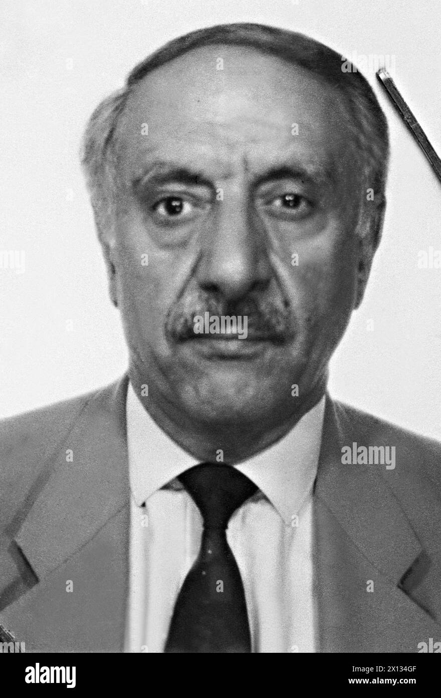 Vienna on July 14th 1989: The Kurdish politician in exile, Dr. Abdel ...