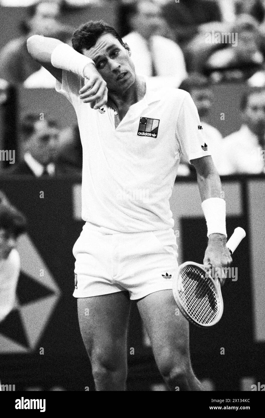 Austrian tennis-crack Thomas Muster celebrated his comeback after his ...