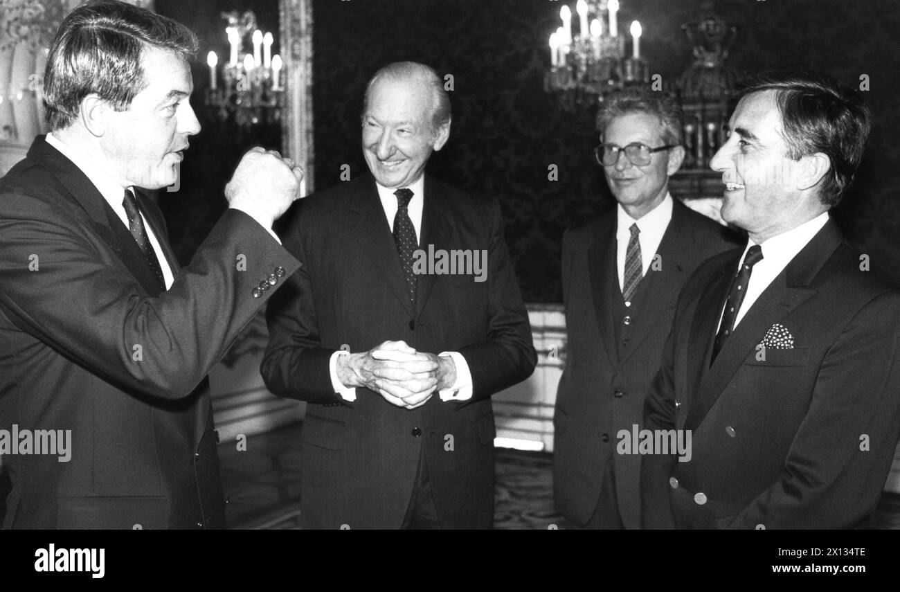 Vienna on October 26th 1989: Inauguration of Martin Purtscher ...