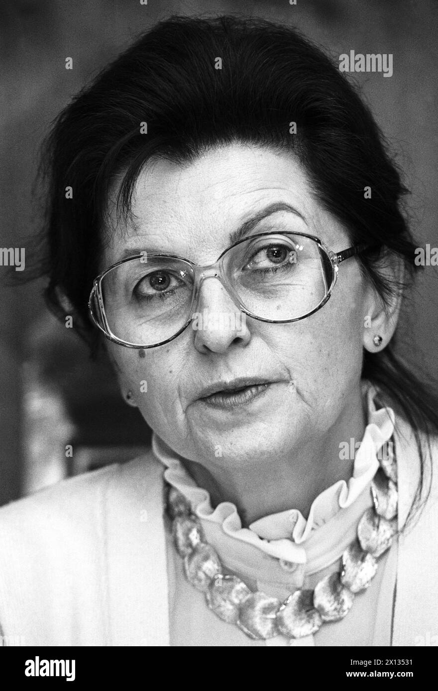 Helene Ghassemlou, widow of murdered Secretary General of the Iraqui ...