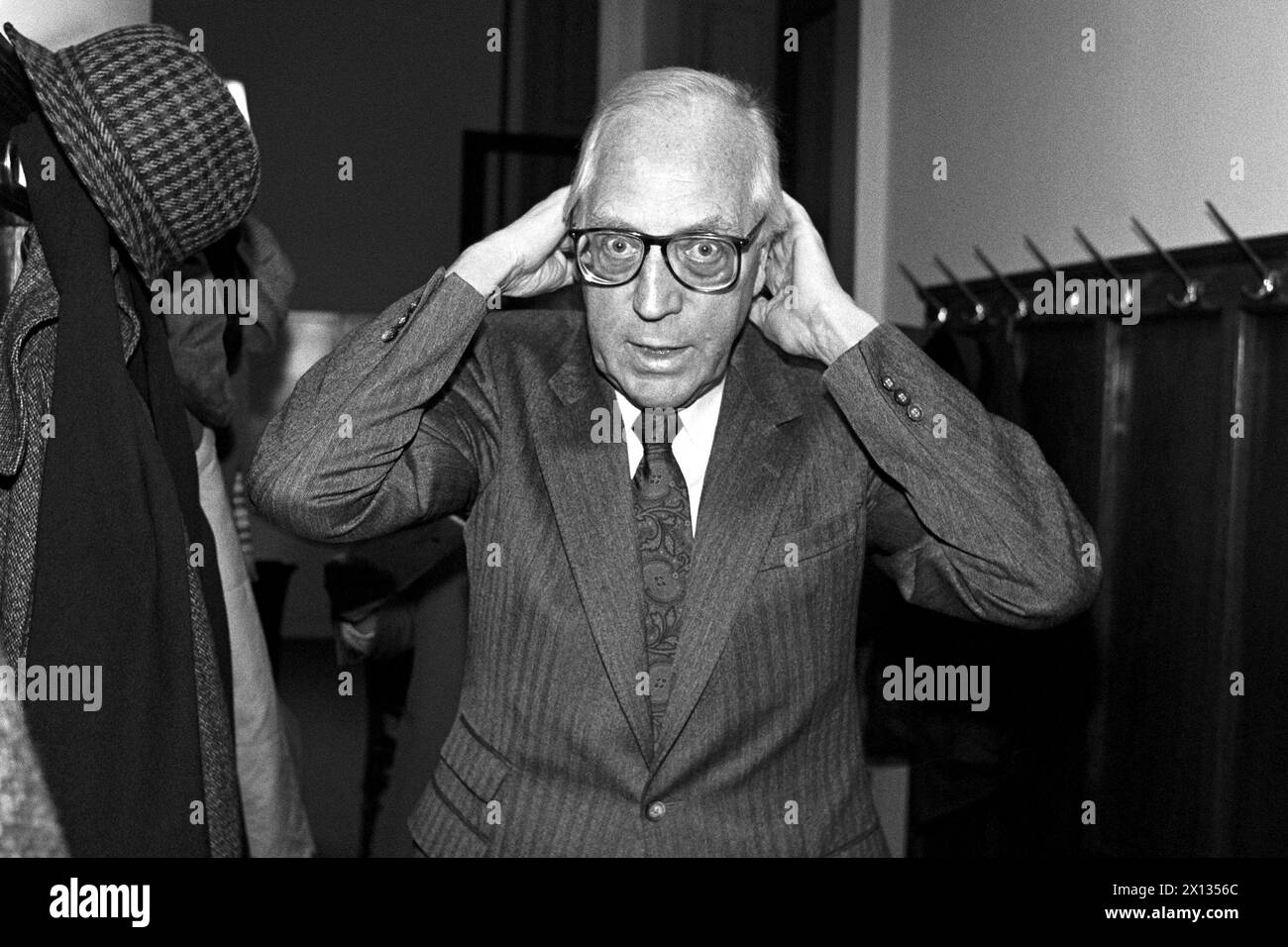 Vienna on January 10th 1990: Josef Stratznigg, Chief Executive Officer ...