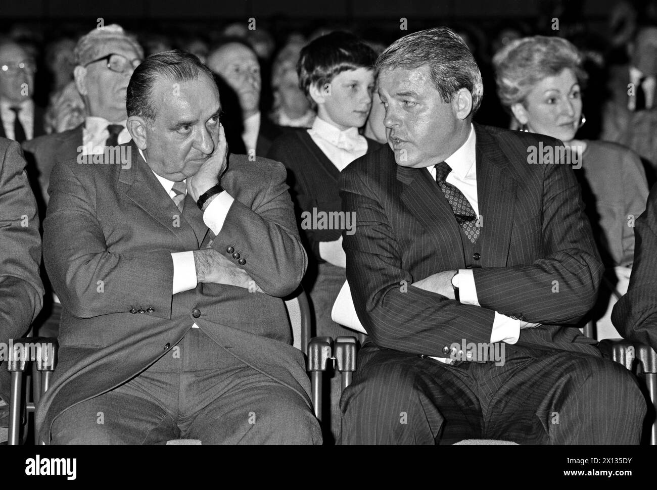 Vienna on March 1st 1990: Austria's Social Party (SPOE) celebrated the ...