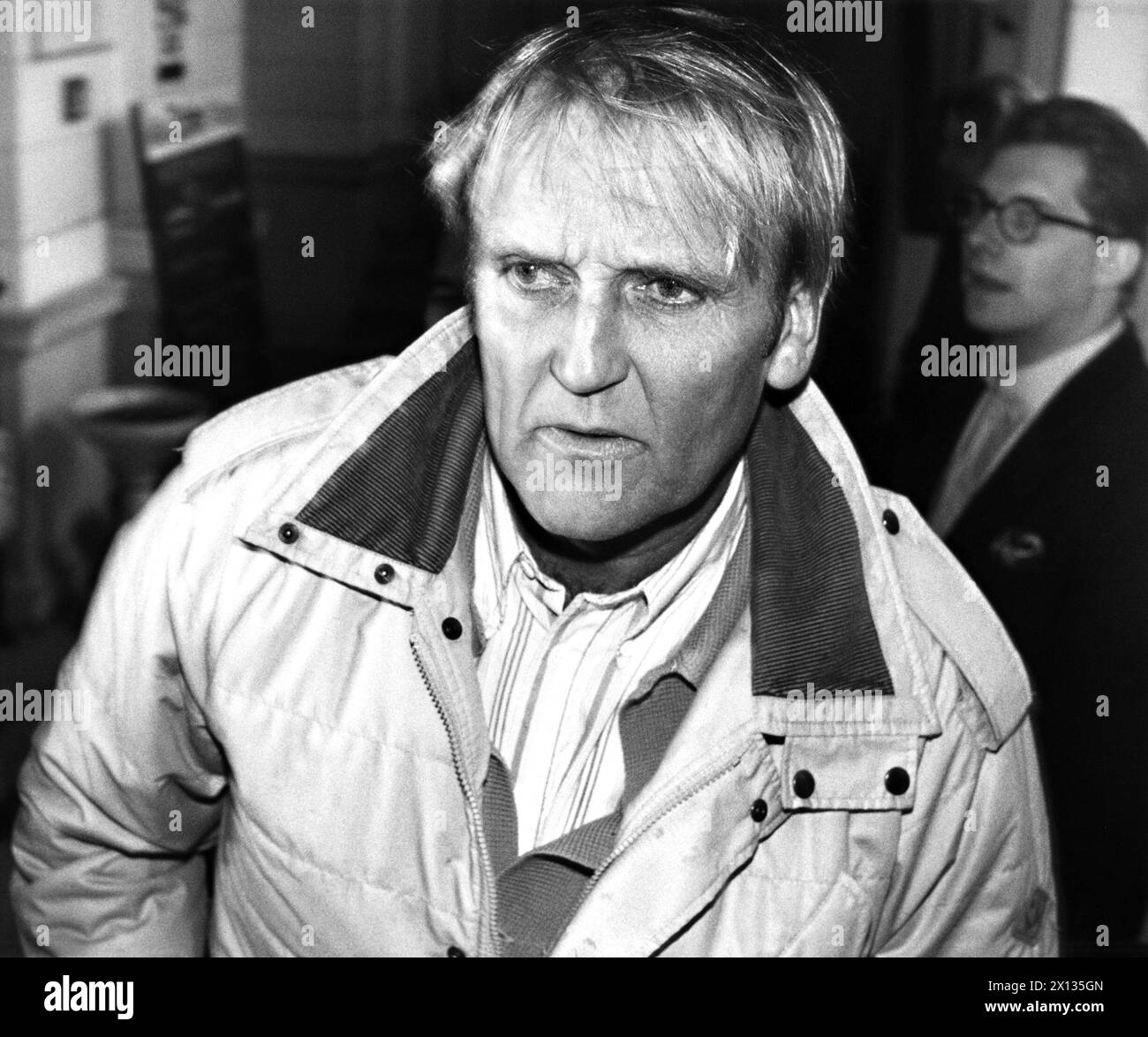 Vienna on March 29th 1990: Jacob Puister, captain of the Lucona, enters ...