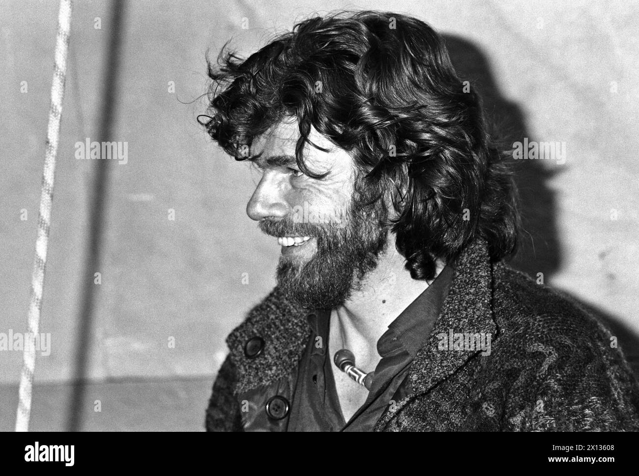 Mountaineer Reinhold Messner, captured at the 'Festival of Mountains ...