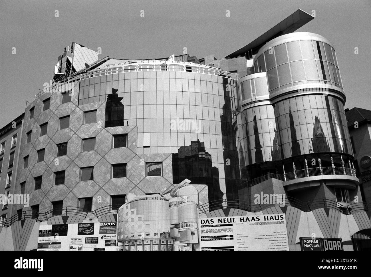 The famous 'Haas' Haus at Stephansplatz in Vienna was designed by Hans ...