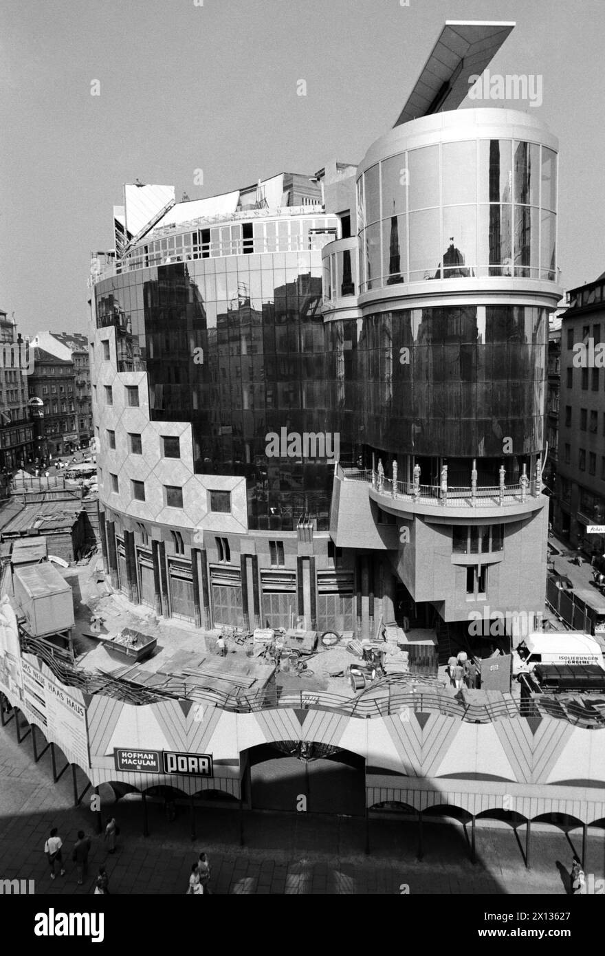 The famous 'Haas' Haus at Stephansplatz in Vienna was designed by Hans ...