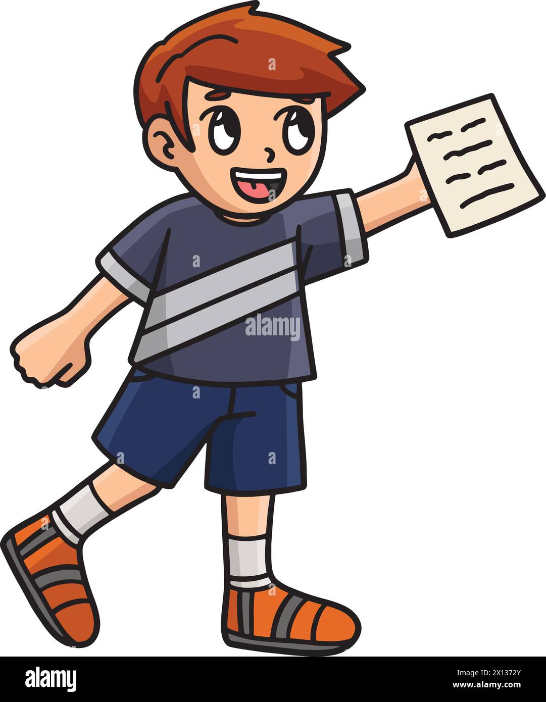 Cartoon letter a hi-res stock photography and images - Alamy