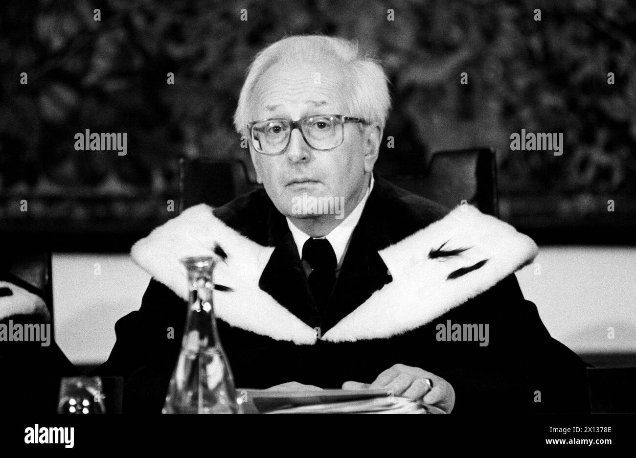 Ludwig Adamovich, president of Austria's Constitutional Court, captured ...