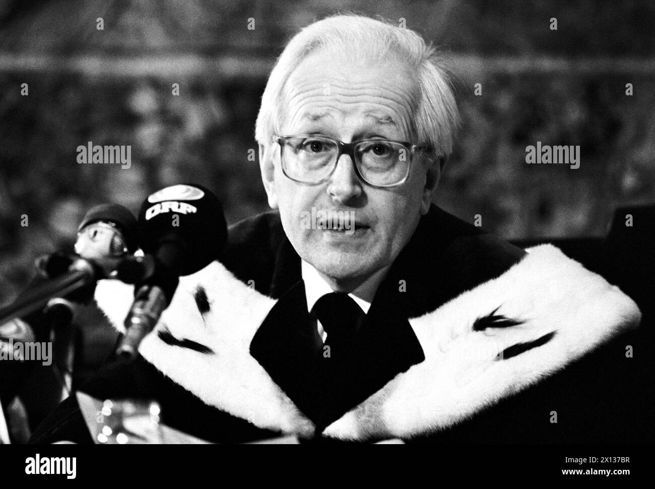 Ludwig Adamovic, president of Austria's Constitutional Court, captured ...