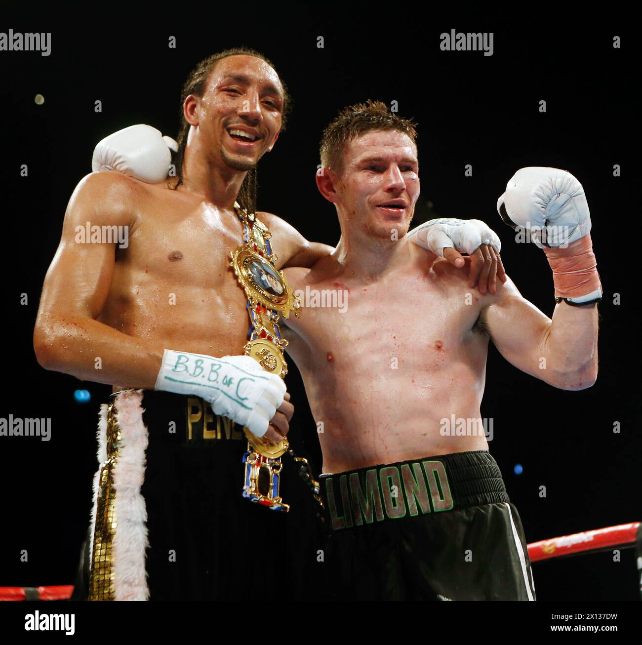 File photo dated 28/05/16 of Tyrone Nurse (left) celebrates beating ...