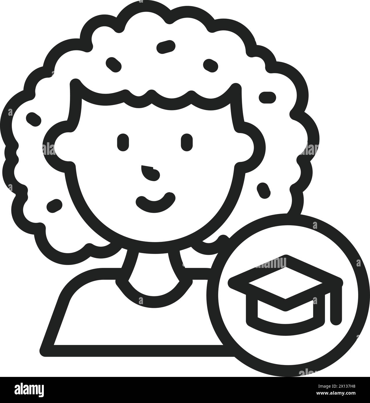 Student icon vector image. Suitable for mobile application web ...