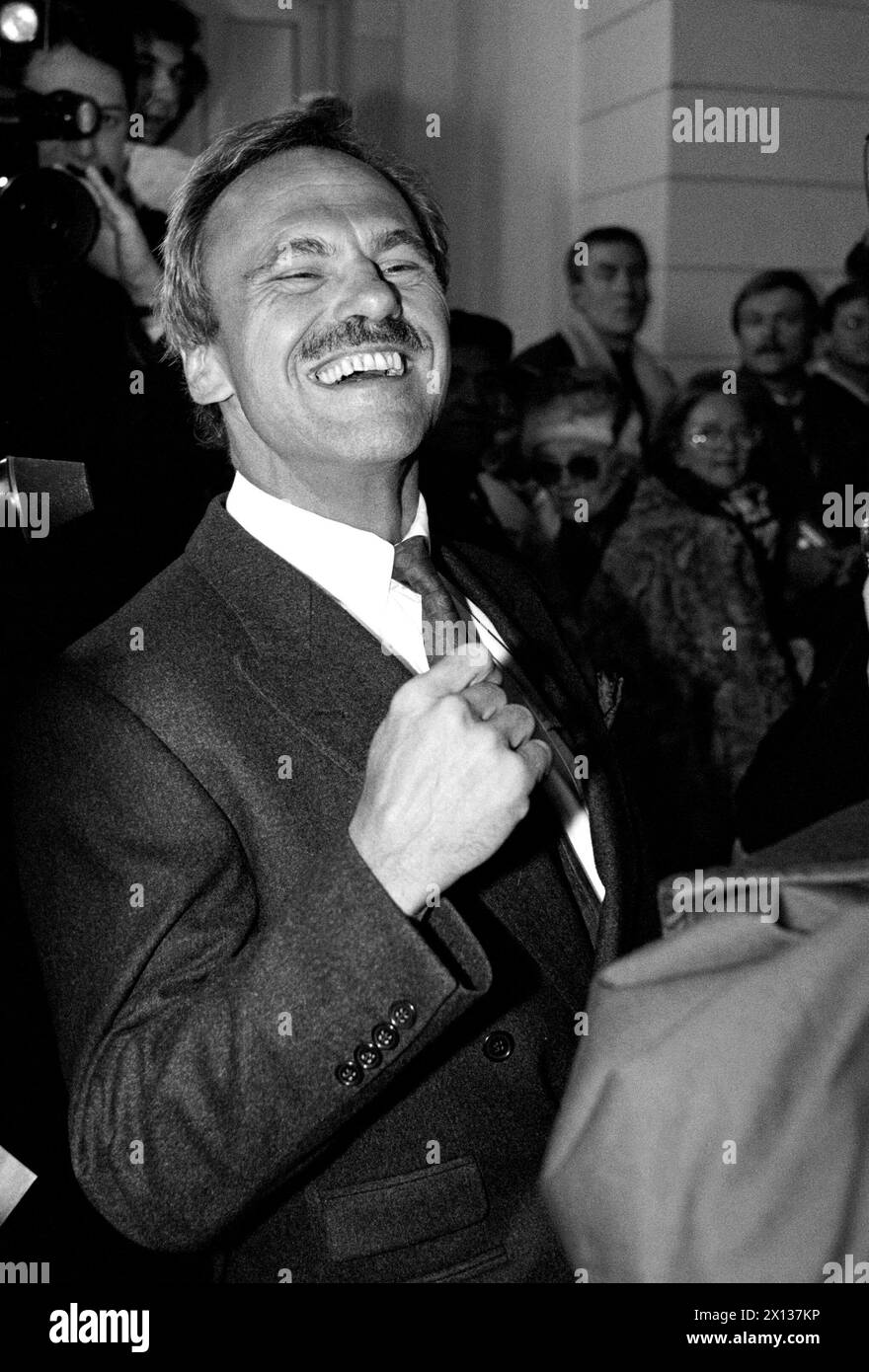 Vienna on March 8th 1991: Judge Hans Christian Leiningen-Westerburg ...