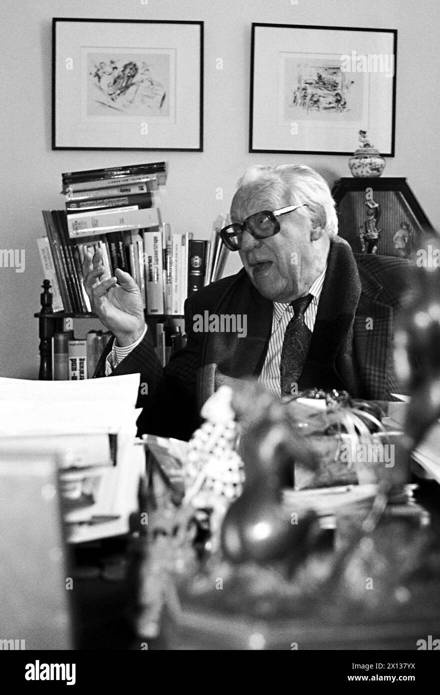 Psychiatrist Erwin Ringel celebrates his 70th birthday on April 27th ...