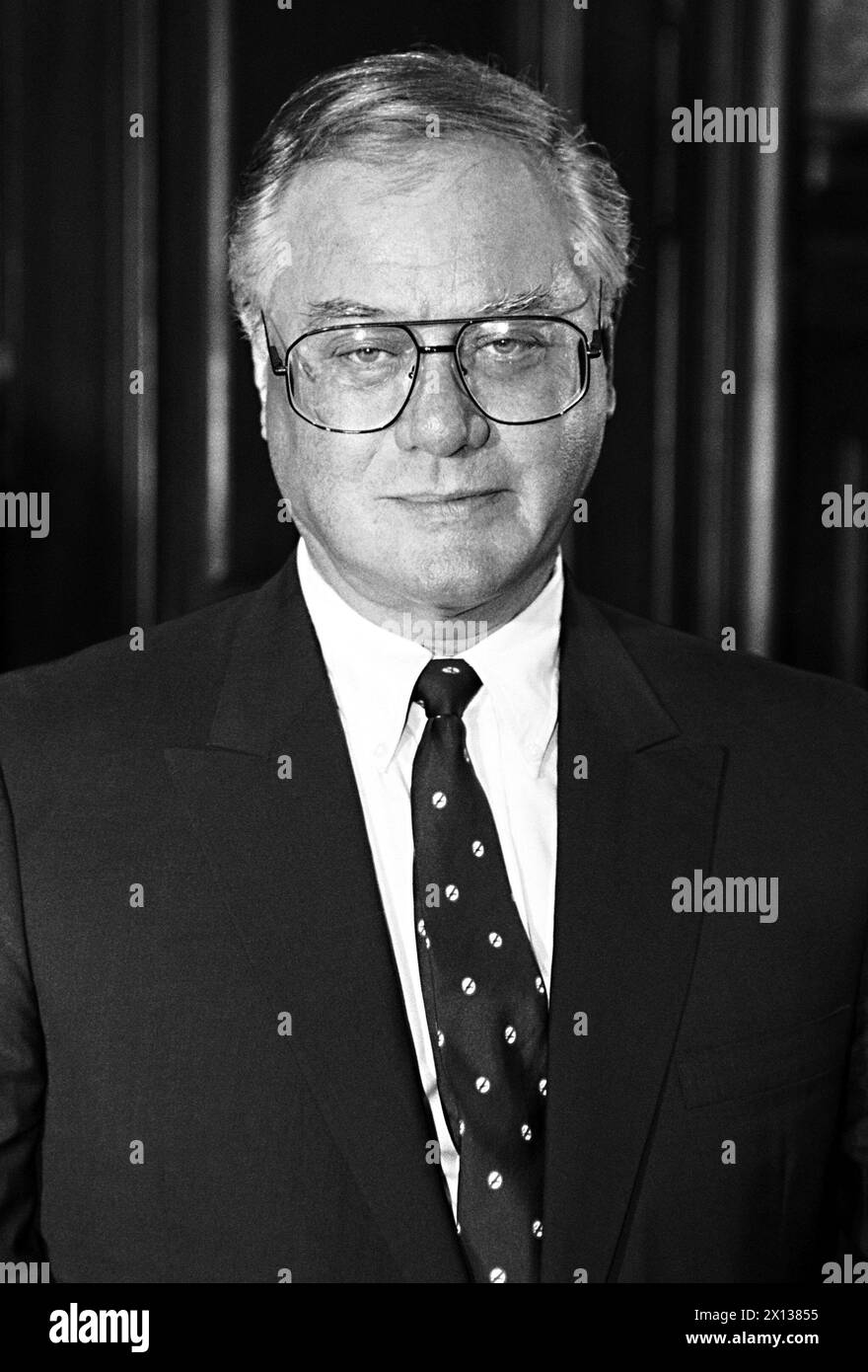 Portrait of actor Larry Hagman, known from the US-series 'Dallas ...