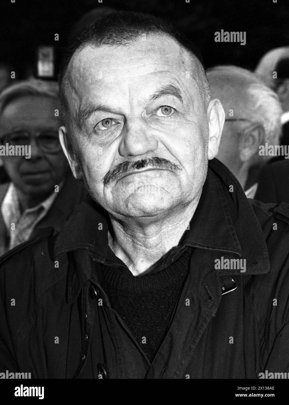 The Austrian artist Alfred Hrdlicka, captured in Vienna on June 22nd ...