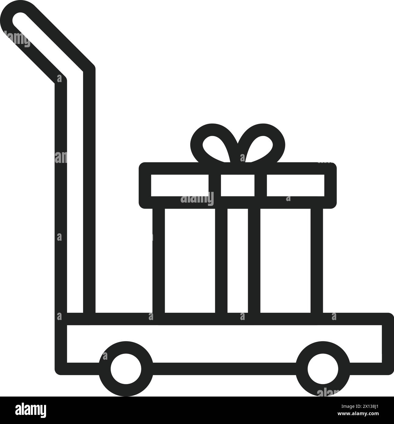 Trolley icon vector image. Suitable for mobile application web application and print media Stock ...