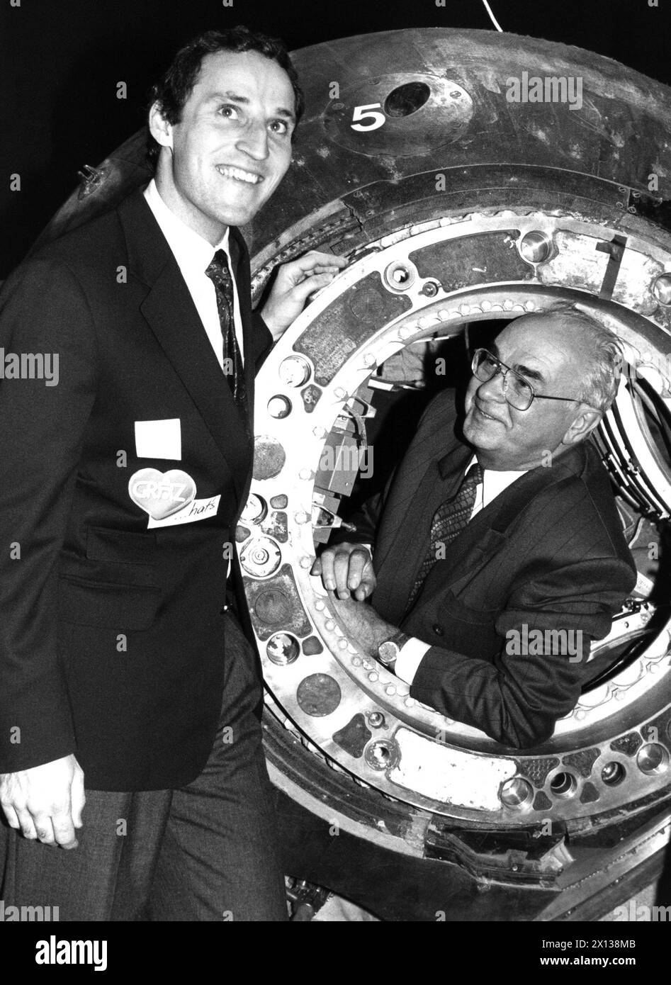 Vienna on October 23rd 1991: Opening of the 'World Tech Vienna' with ...