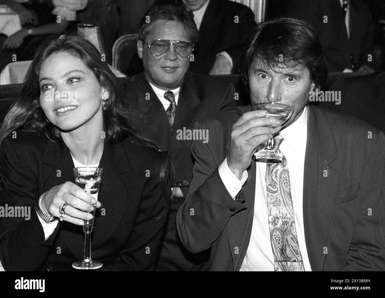 Italian actress Ornella Muti and Udo Juergens, captured in the 'Moulin ...
