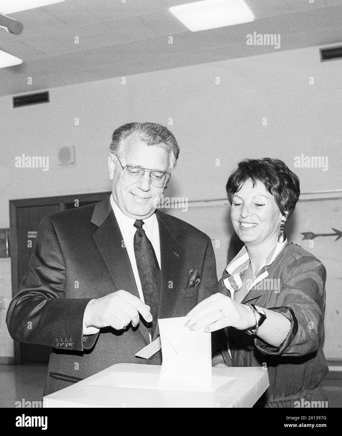 Rudolf Streicher, presidential candidate of the Austrian Social ...
