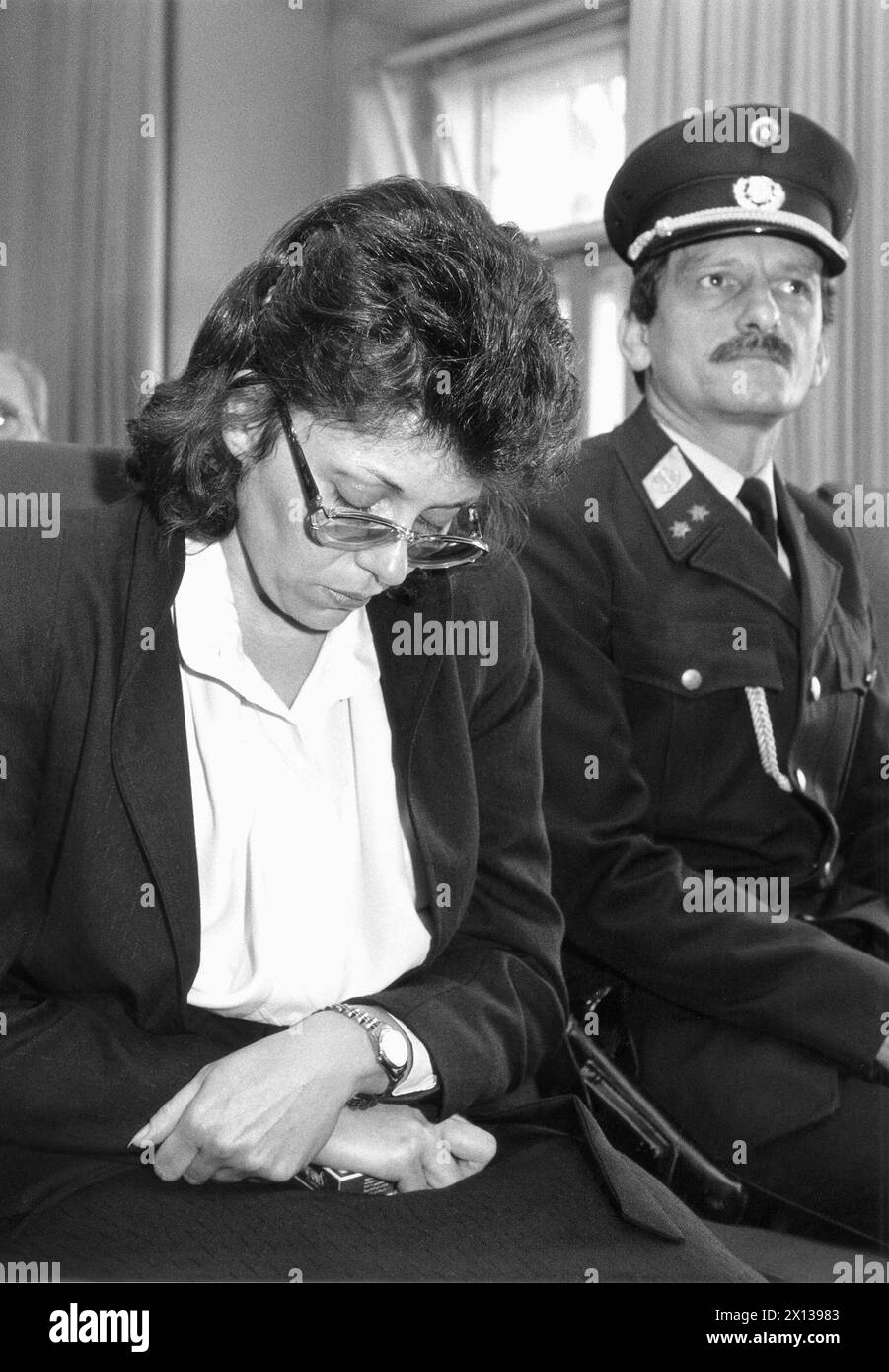 Former nurse Waltraud Wagner during the appeals procedure in the "Lainz ...