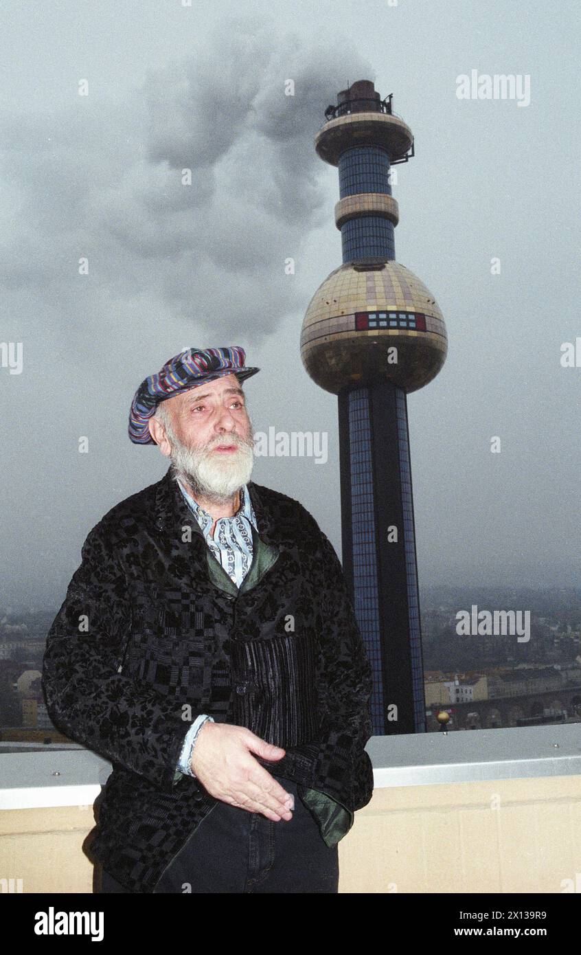 Friedensreich hundertwasser portrait hi-res stock photography and ...