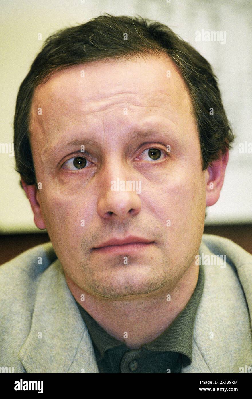 Portrait of Peter Pilz (Austrian Green Party) from 10th December 1992 ...