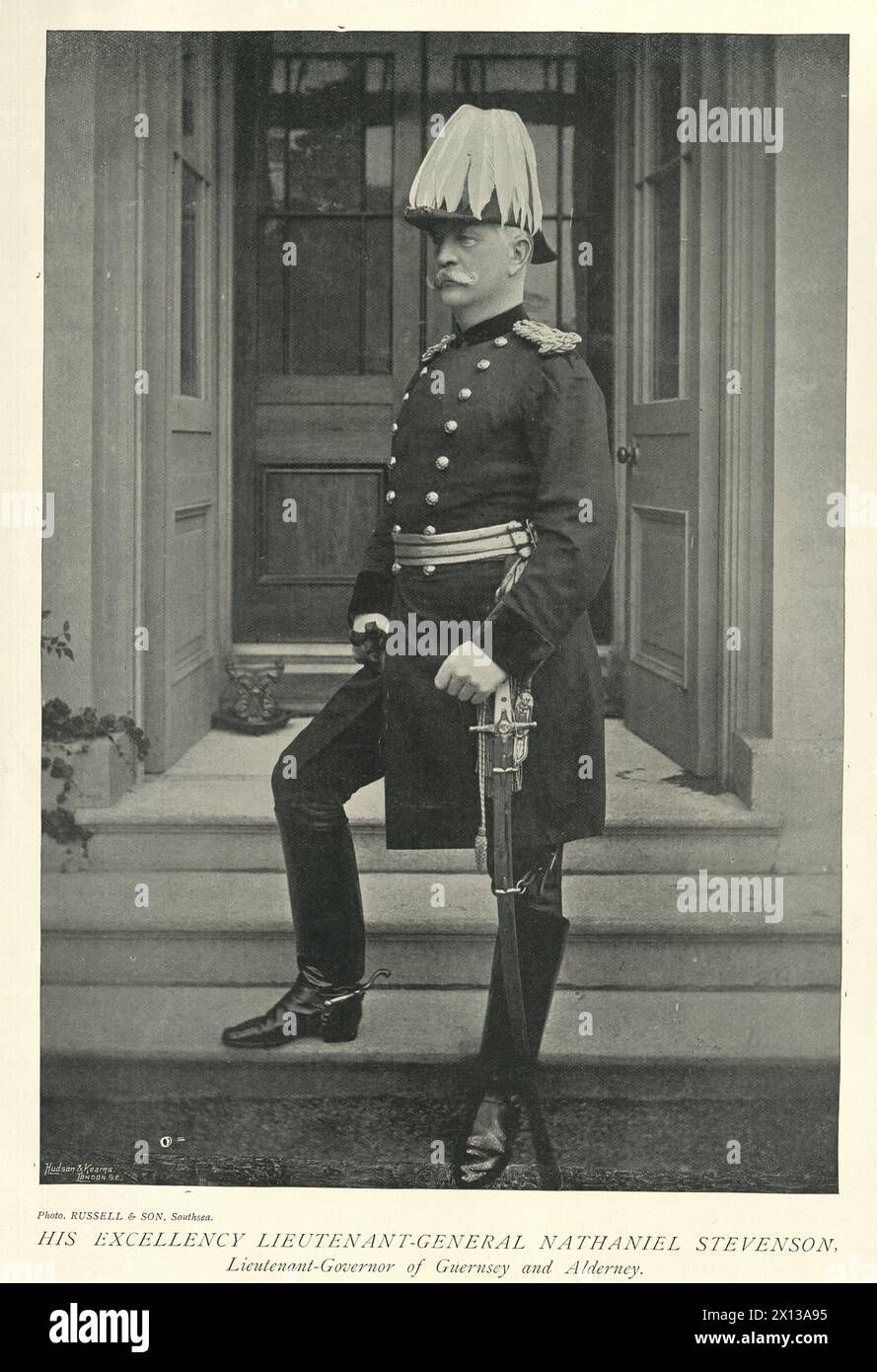Vintage picture General Nathaniel Stevenson a British Army officer who ...