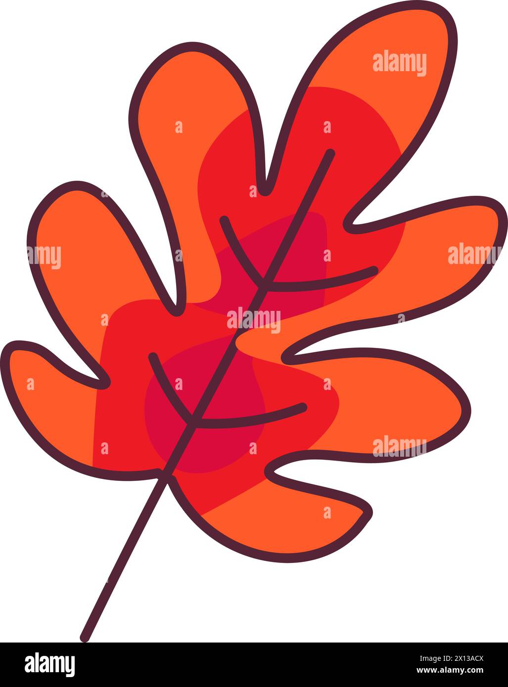 Rainforest and fallen leaves Stock Vector Images - Alamy