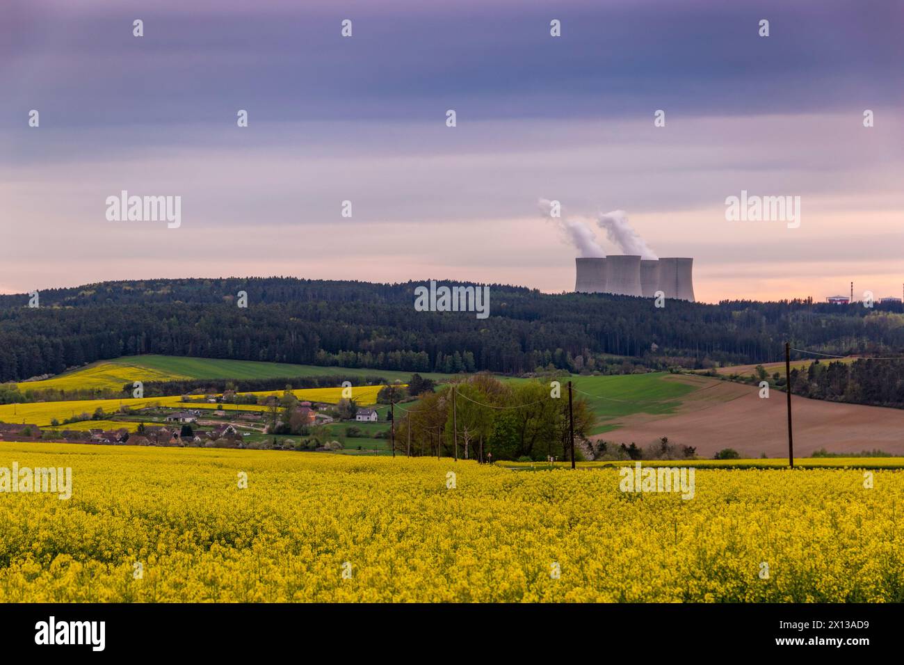 Temelin nuclear power station. Czechia Stock Photo - Alamy