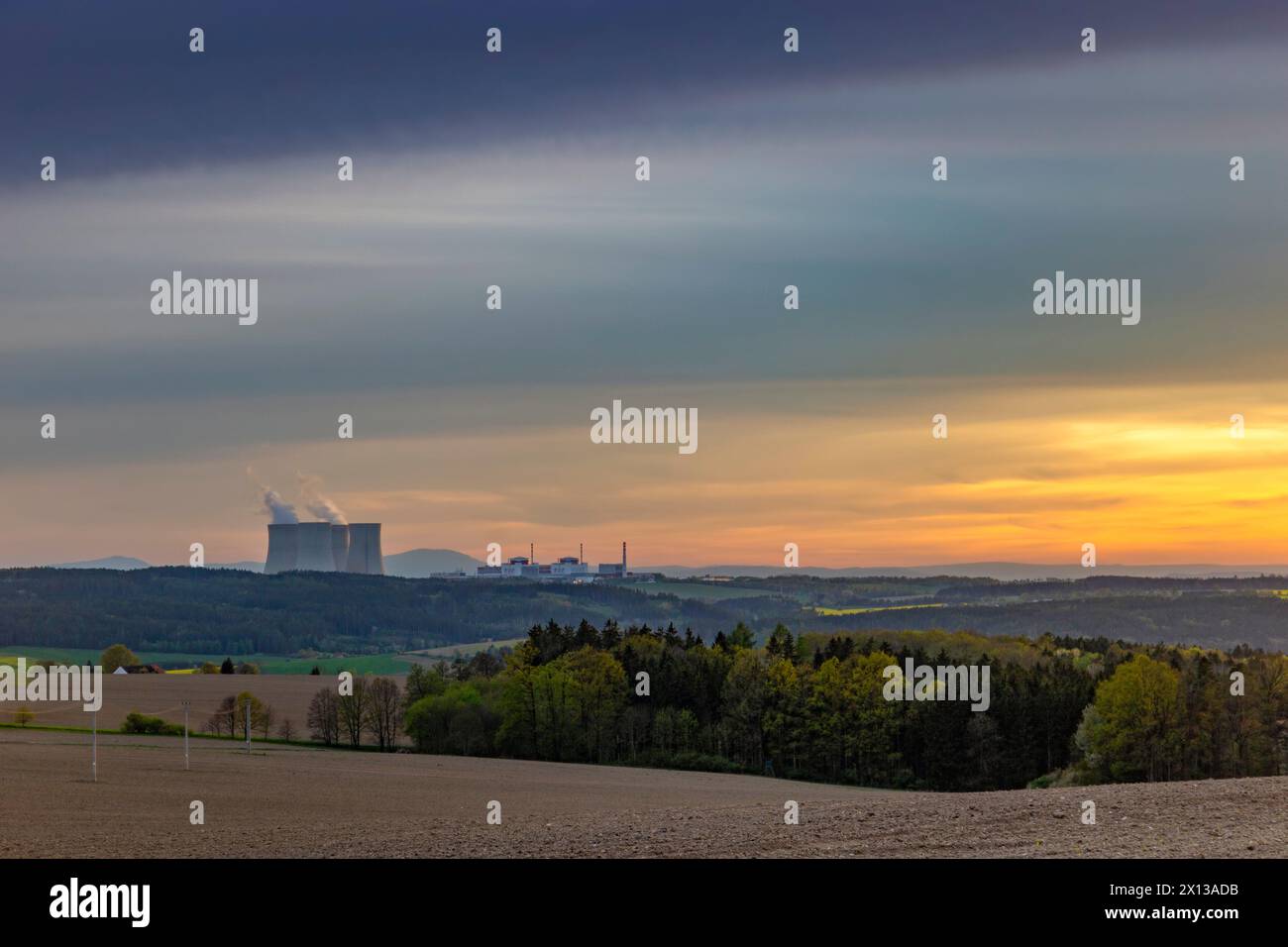 Temelin nuclear power station. Czechia Stock Photo - Alamy