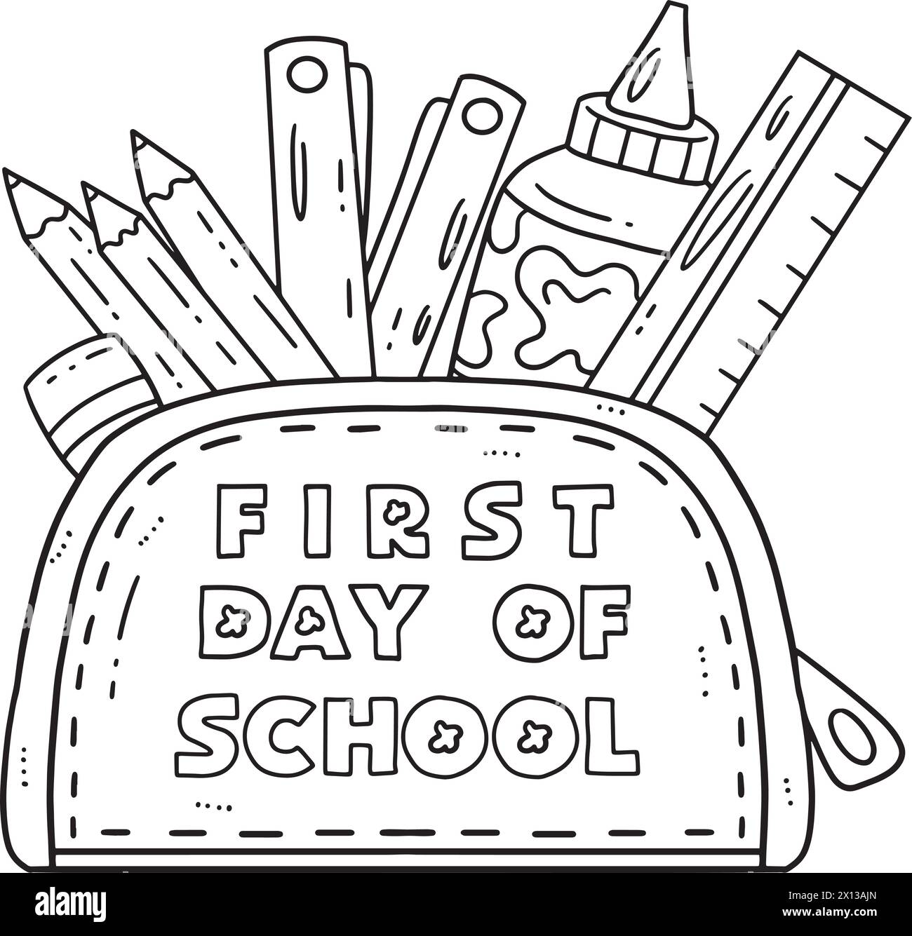 School kids on day Cut Out Stock Images & Pictures - Alamy