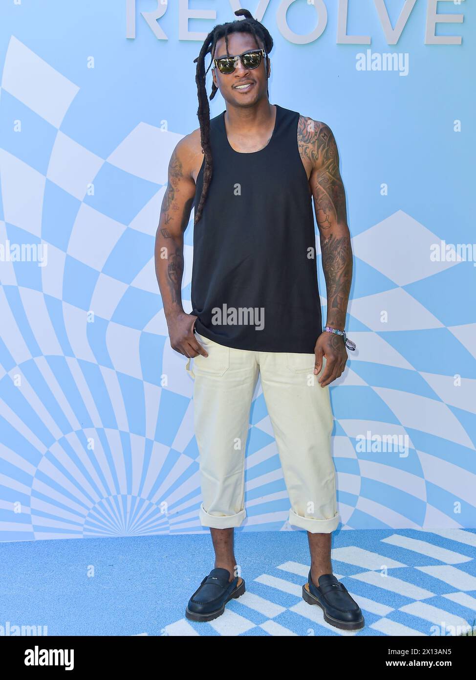 PALM SPRINGS, RIVERSIDE COUNTY, CALIFORNIA, USA - APRIL 13: DeAndre ...