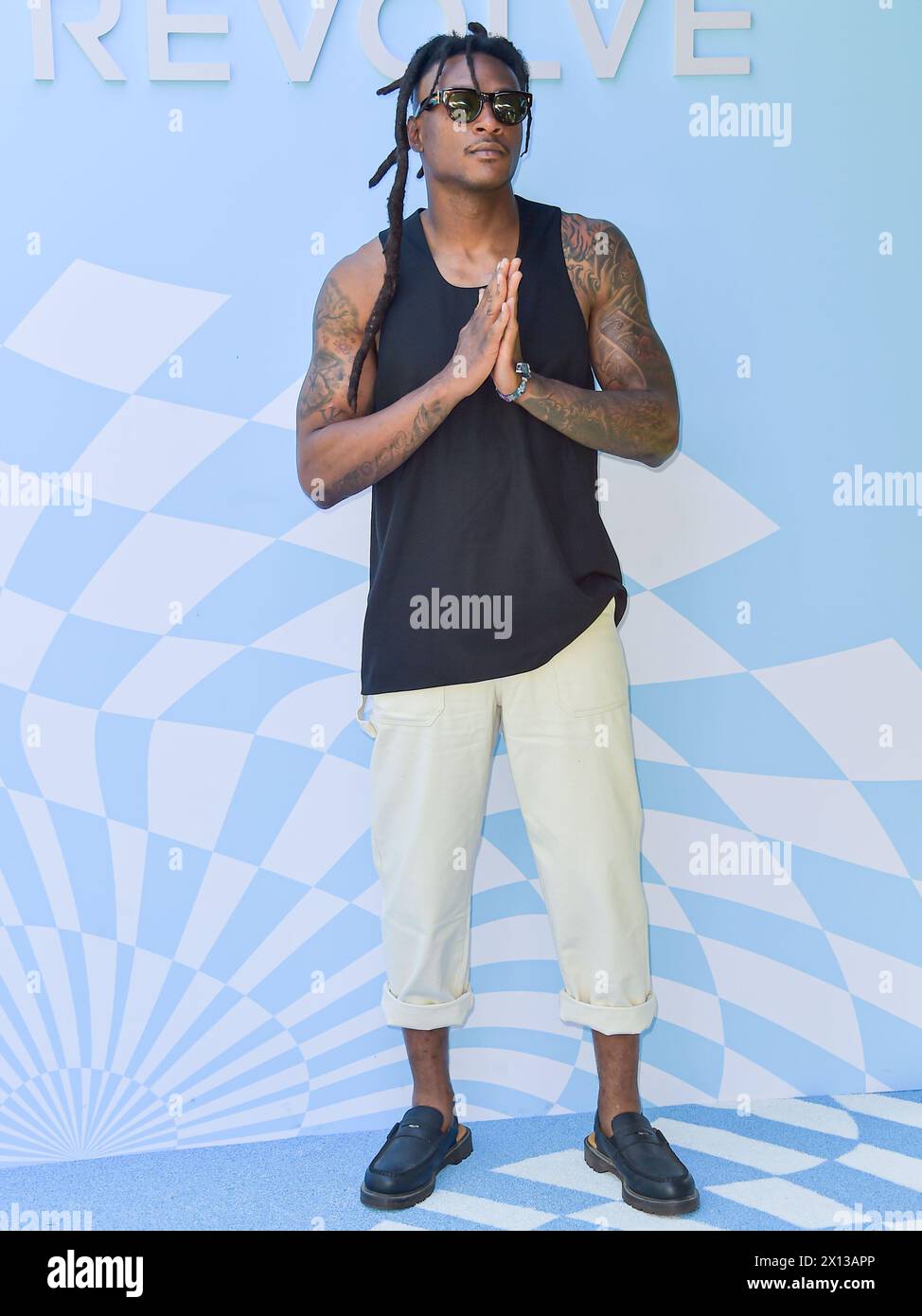 PALM SPRINGS, RIVERSIDE COUNTY, CALIFORNIA, USA - APRIL 13: DeAndre ...