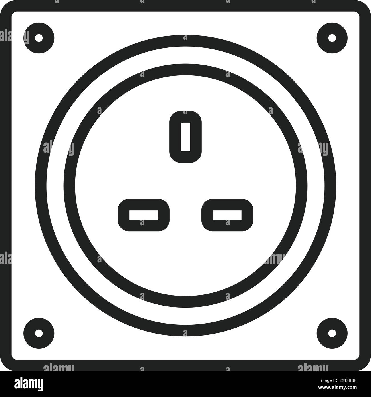 Wall Plug icon vector image. Suitable for mobile application web application and print media ...