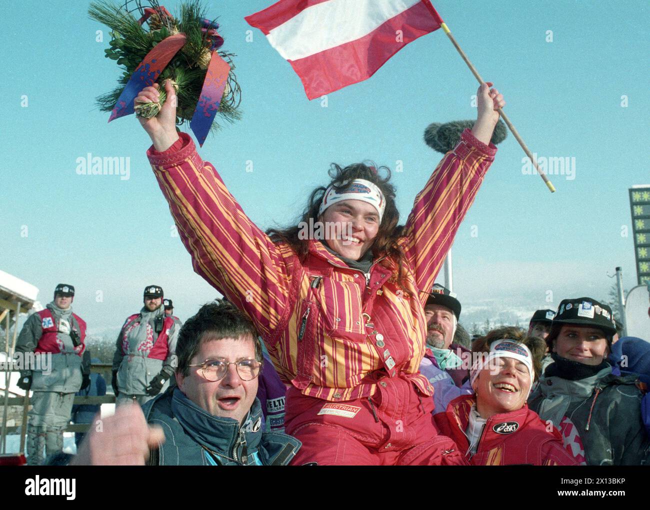 Olympic Winter Games in Lillehamer 1994: Andrea Tagwerker (AUT, bob ...