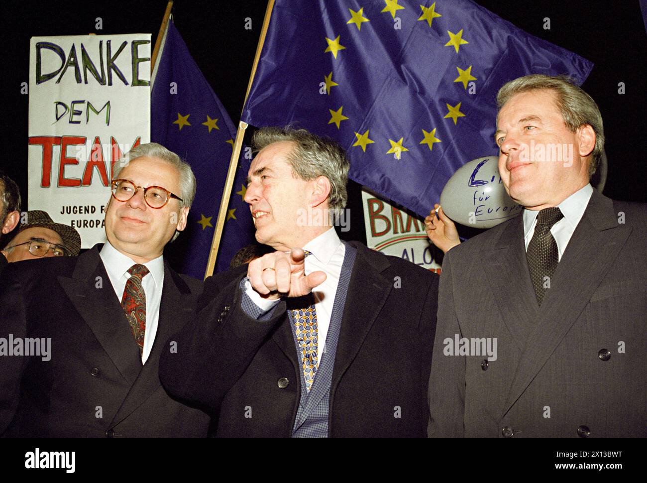Vienna on March 2nd 1994: After successfully rounding off Austria's EU ...