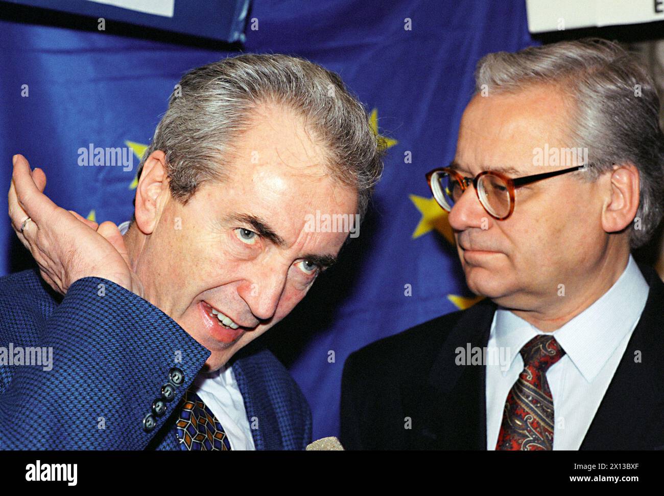 Vienna on March 2nd 1994: After rounding off EU accession negotiations ...