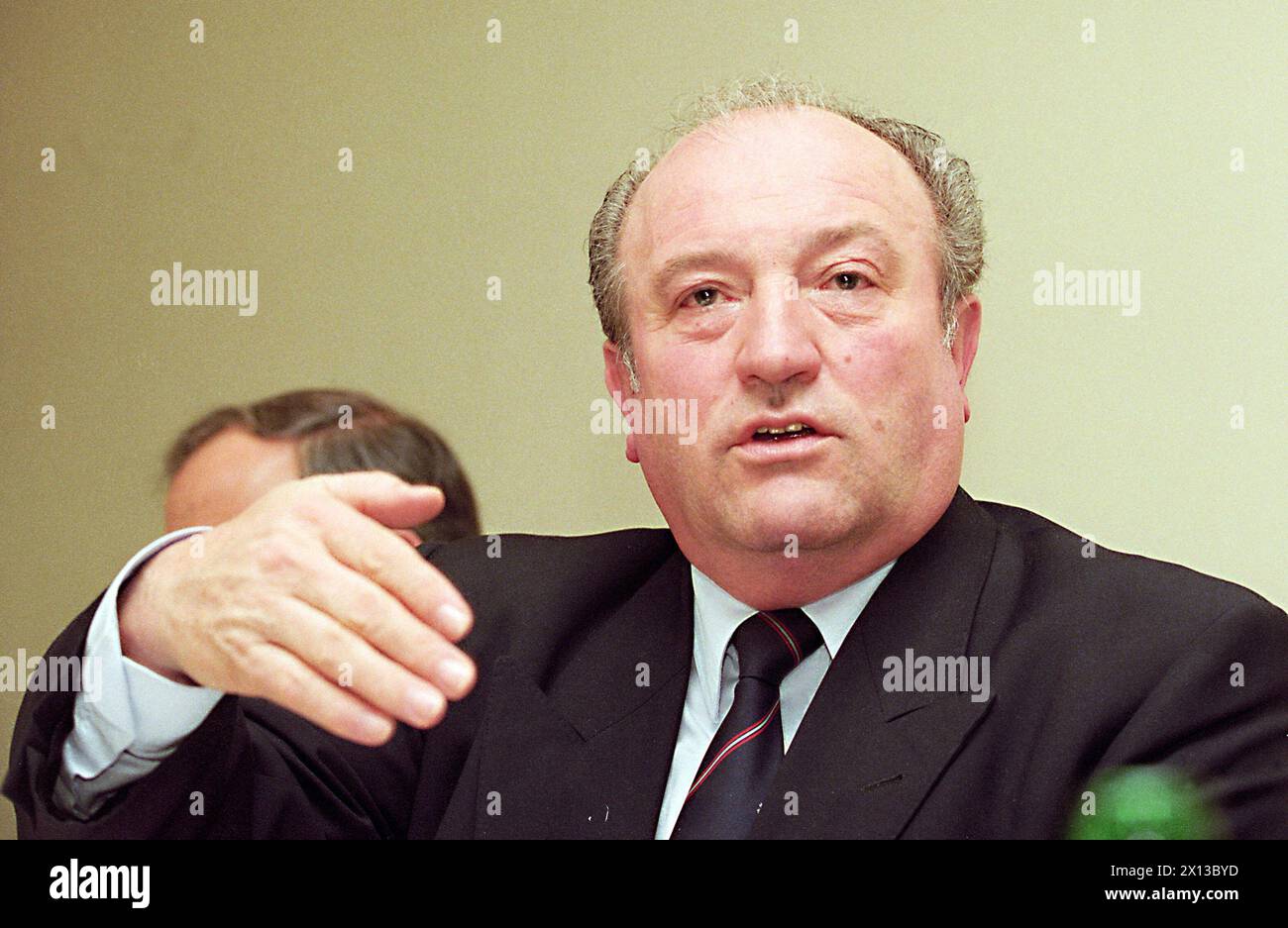 Vienna on March 9th 1994: Press conference with Leopold Maderthaner ...
