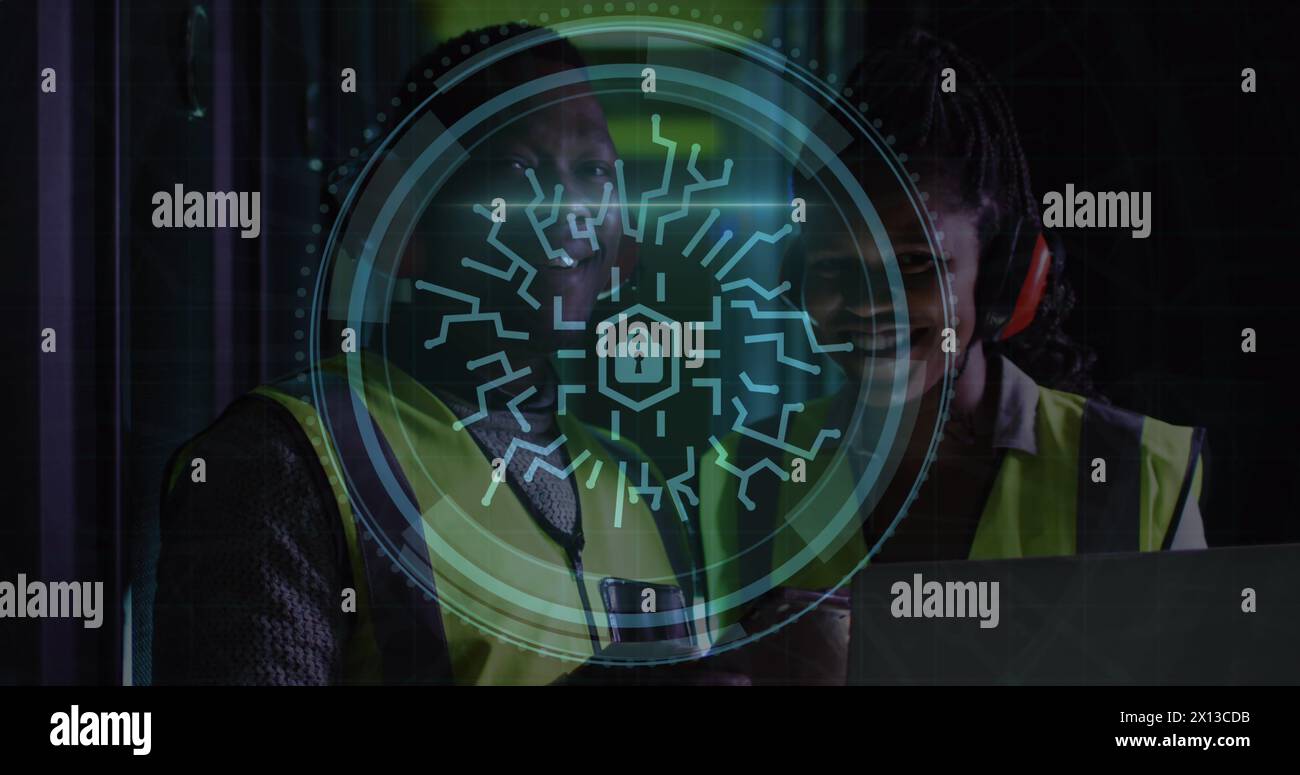 Smiling female male engineers hi-res stock photography and images - Alamy