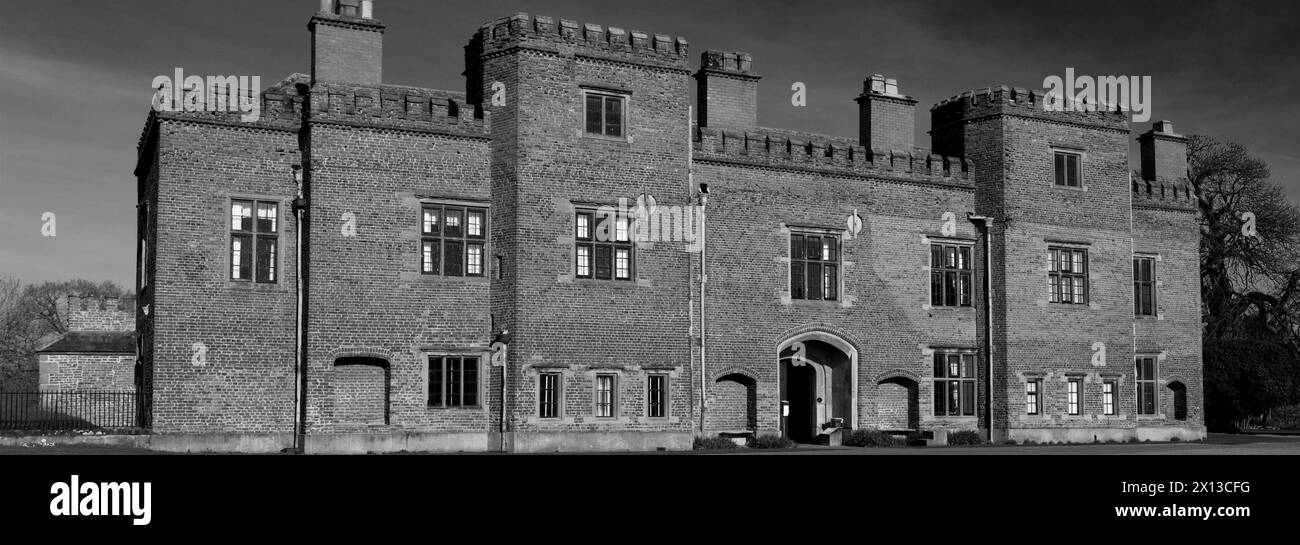 Spring view over Holme Pierrepont Hall, Nottinghamshire, England, UK ...