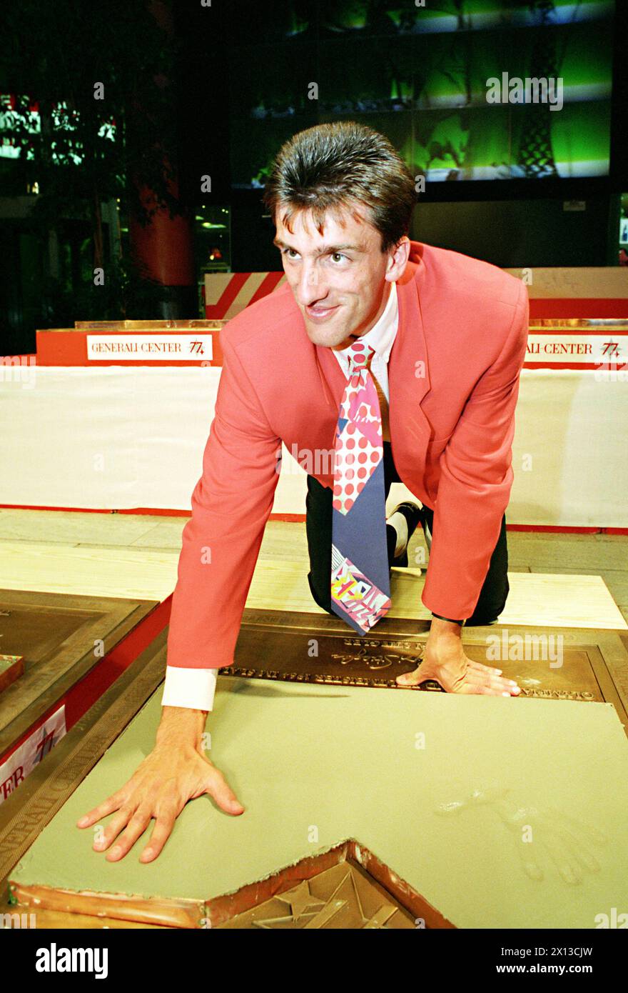 Vienna on April 22nd 1994: Famous Austrian sportsmen and women ...