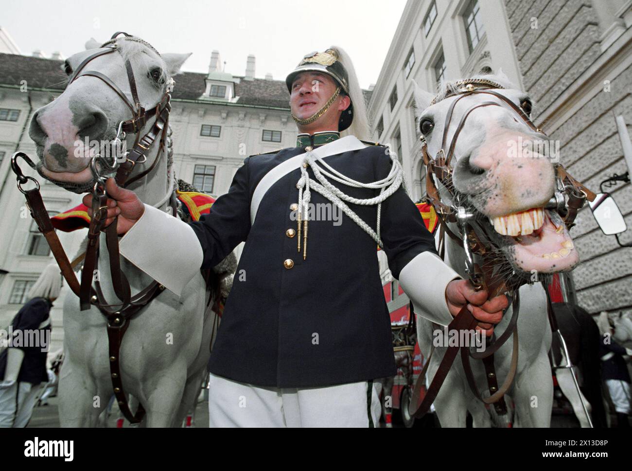 On June 18, 1994 the Viennese security guard celebrates 125 years of ...
