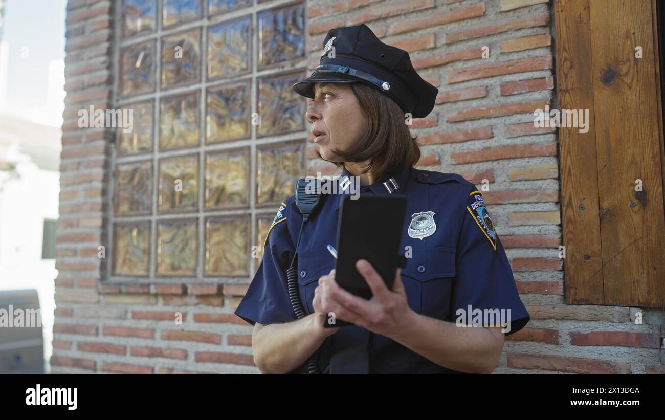 Female law officer taking notes hi-res stock photography and images - Alamy