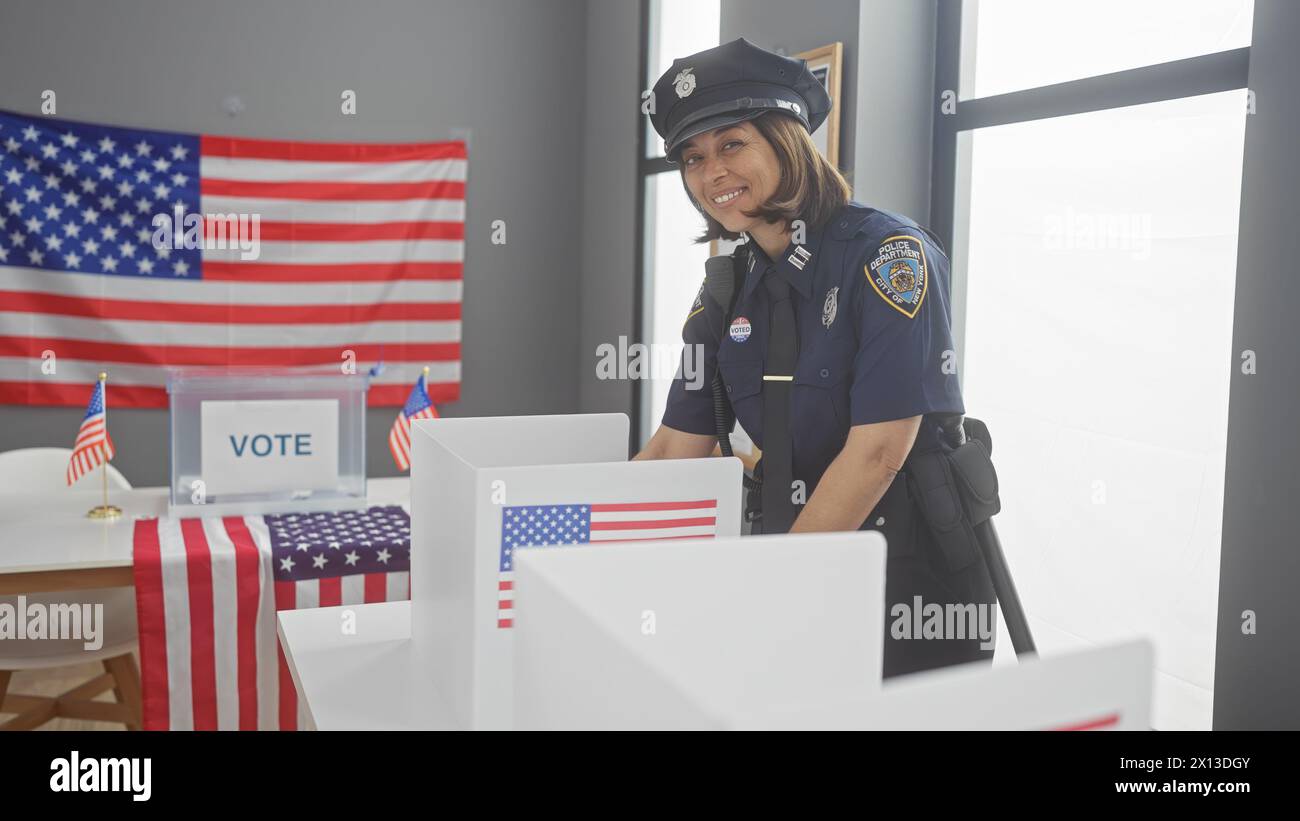 Authority election ballot box voting polling place hi-res stock ...
