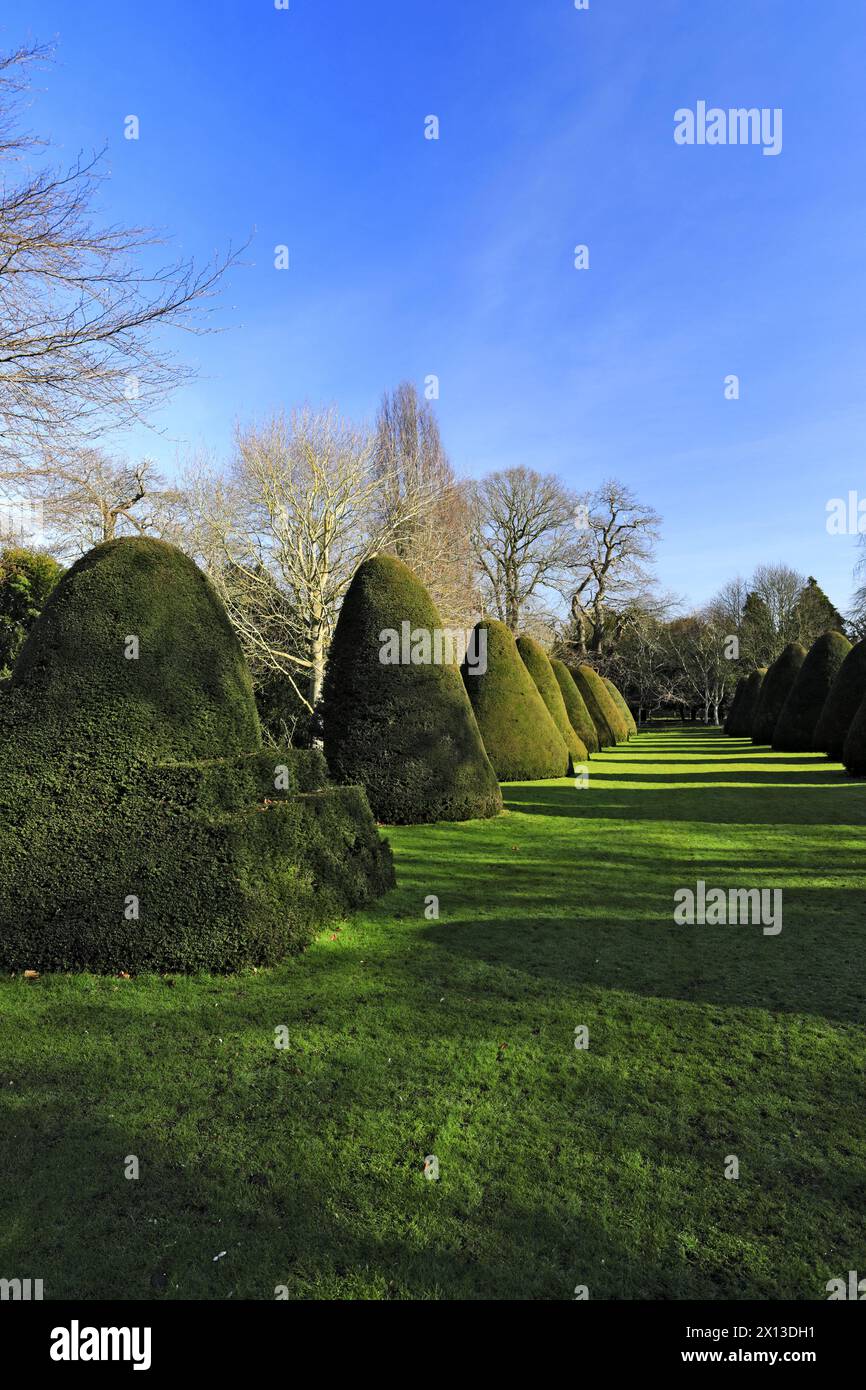 The gardens at Holme Pierrepont Hall, Nottinghamshire, England, UK ...